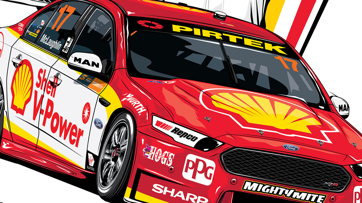 2018 Shell V-Power Racing Team Illustrated Print Range – Tristan Groves ...
