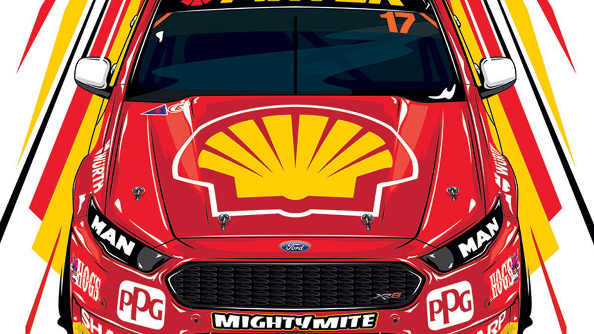 2017 Shell V-Power Racing Team Illustrated Print Range – Tristan Groves ...